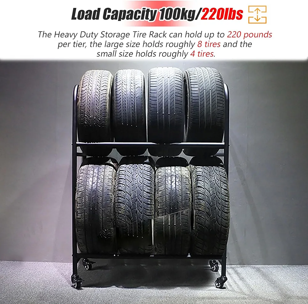 Topeasy OEM 2 Tier Fat Tire Storage Rack - Adjustable & Durable