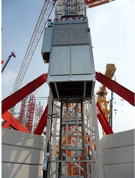 GJJ Construct Hoist Construct Lift Maximum Height of 100 Meters SC50G ...