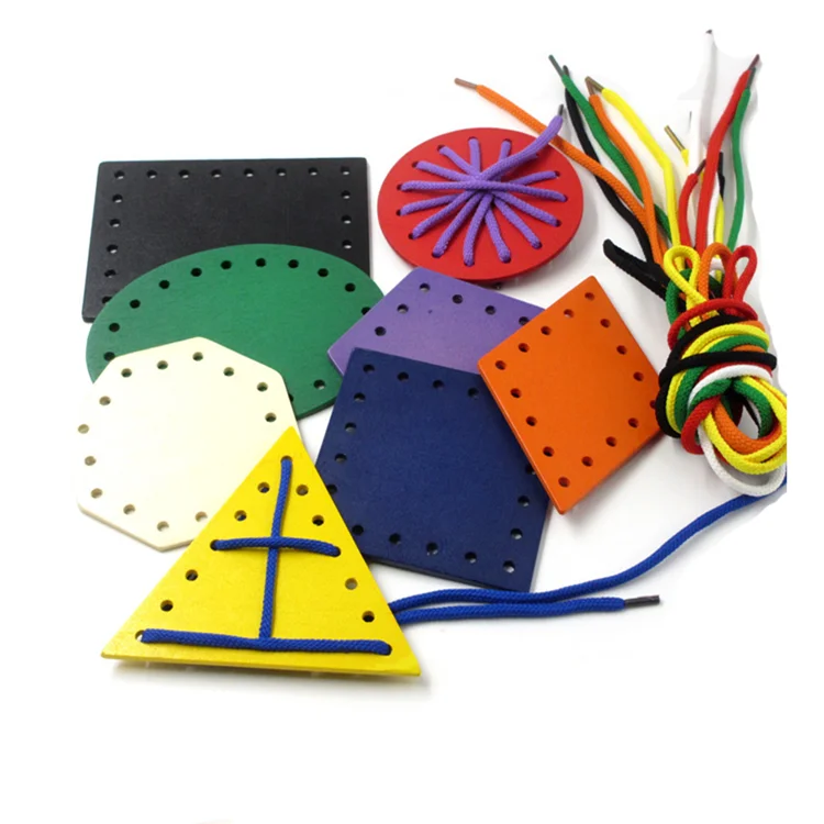 Wholesale Montessori Early Educational Stringing Threading Toy ...
