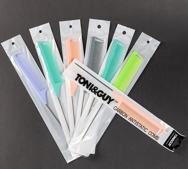 Hot Customized Private Label Pink Hair Tinting Parting Comb Salon ...