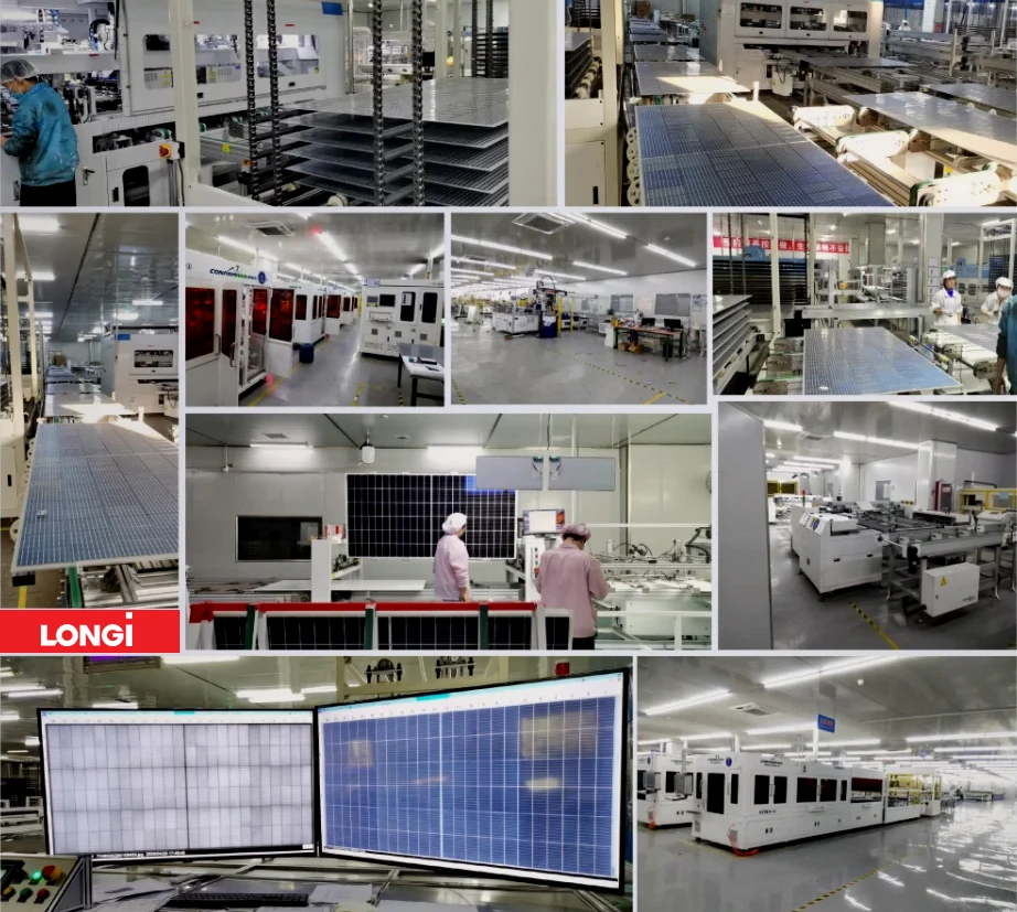 Tier 1 Longi A Grade Solar Module 530w,535w,540w,545w,550w Bifacial ...