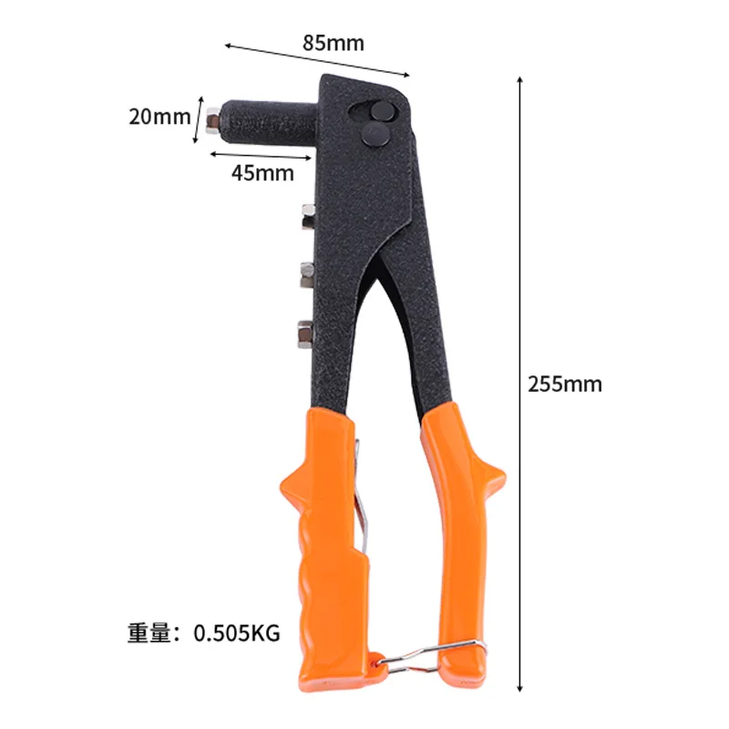 Heavy Duty Hand Riveter Manual Pruning Tool Handheld Rivet Nut Gun ...