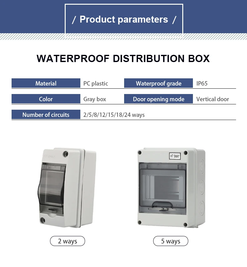 HT Distribution Boxes - Waterproof IP65 Electrical Solutions