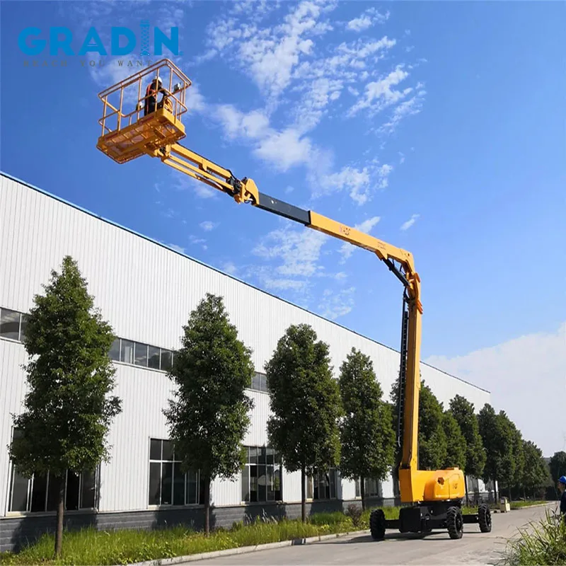 Electric Articulating Tracked Boom Lift Articulating & Telescopic Boom ...