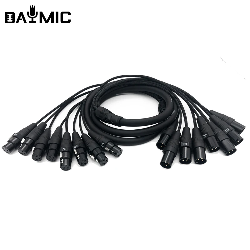 Factory Oem 8 10 12 16 24 32 Channel 30 50 100 Meter Xlr Audio Signal ...