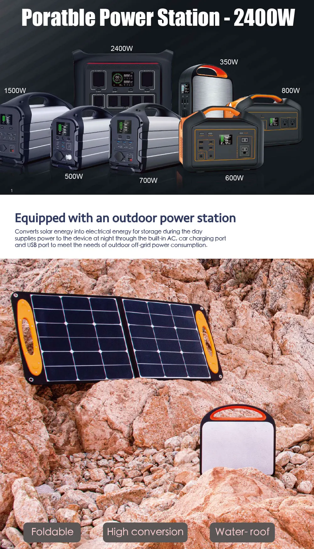 3600wh 300w Portable Power Station Solar Generator - Buy Portable Power ...