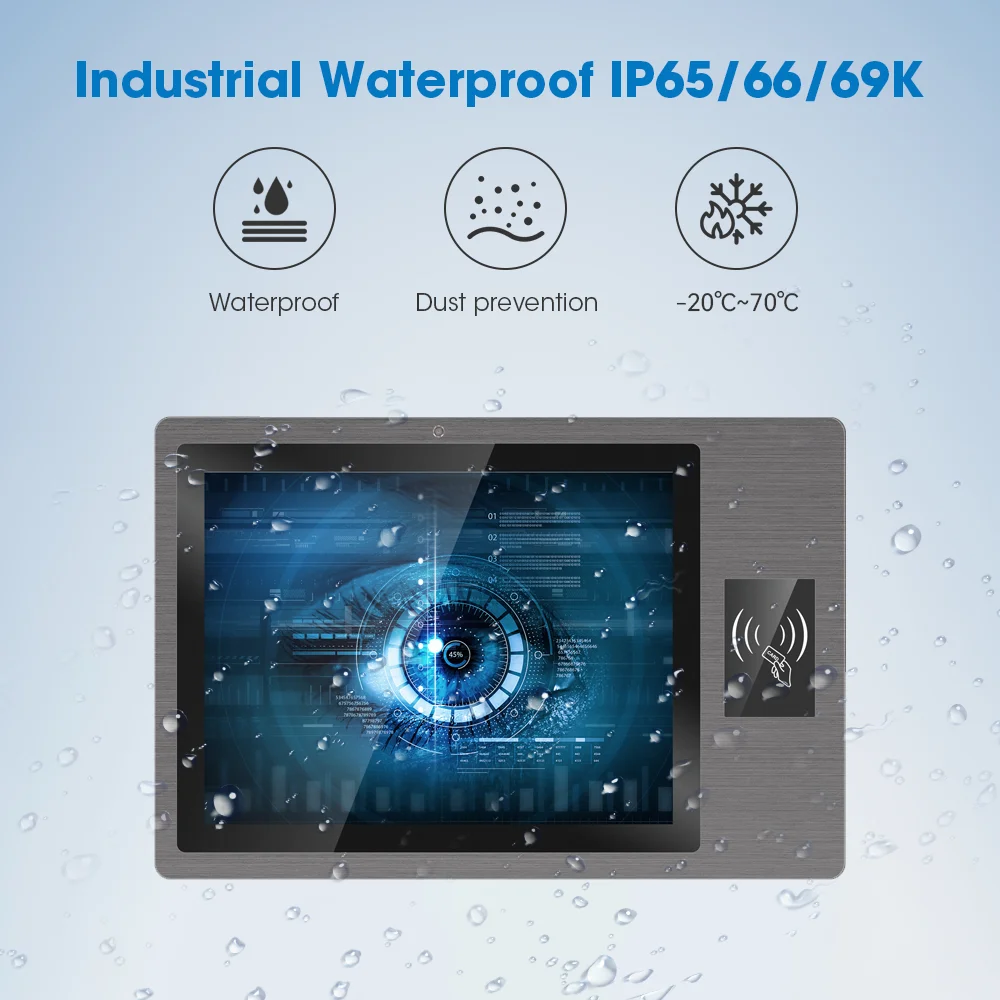 Innoda 15 Inch Ip65 Waterproof Android Led Panel Pc With Nfc Rk3399 ...