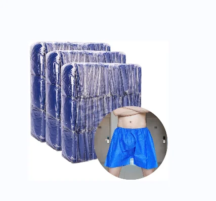 50 Pcs Men's Disposable Boxer Short,Paper Underpants Disposable Spa ...