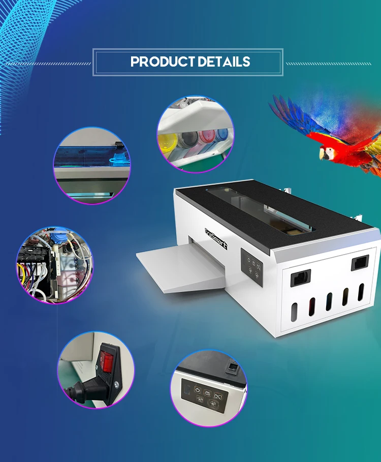 Erasmart Digital Inkjet Heat Transfer T Shirt Fabric Roll Sheet A3 L1800 A4 L805 Pet Film ...