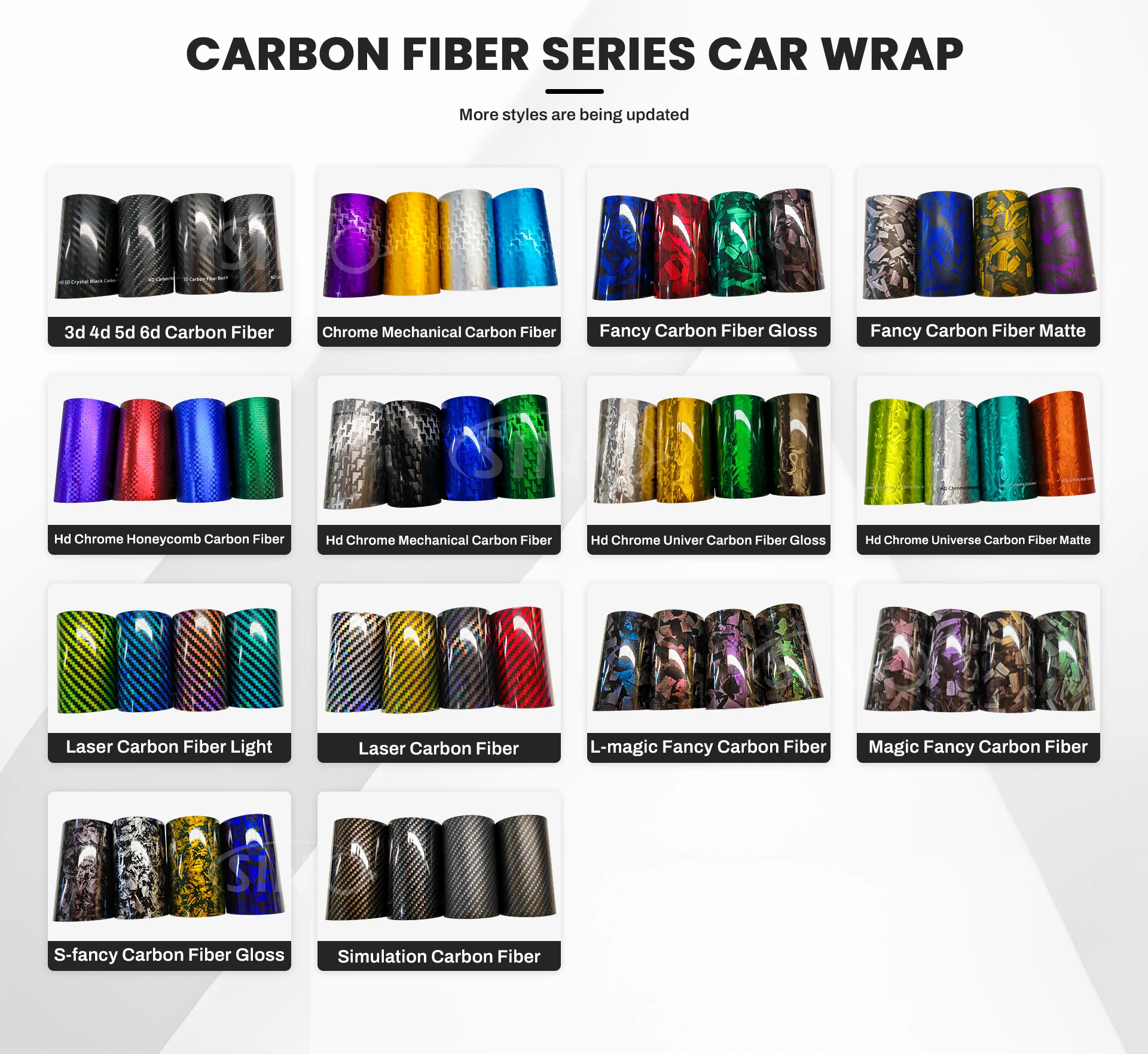 Car Body Wrapping Vinyl - Super Matte Black Color