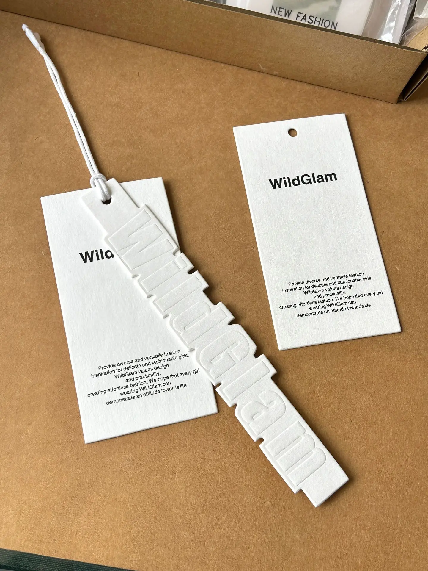 Factory Free Logo Design Custom Brand Name Clothing Swing Tags Garment ...