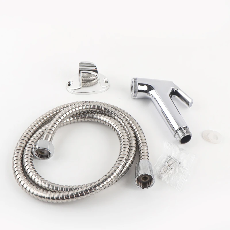 Muslim Silver ABS Plastic High Pressure Spray Hand Shattaf Toilet Bidet ...