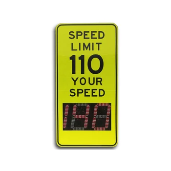 LED Solar Power Radar Speed Sign - Enhance Road Safety
