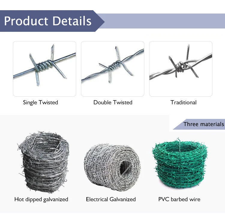 Barb Wire Fence Concertina Barbed Wire Strand Barbed Tape Wire Mesh ...