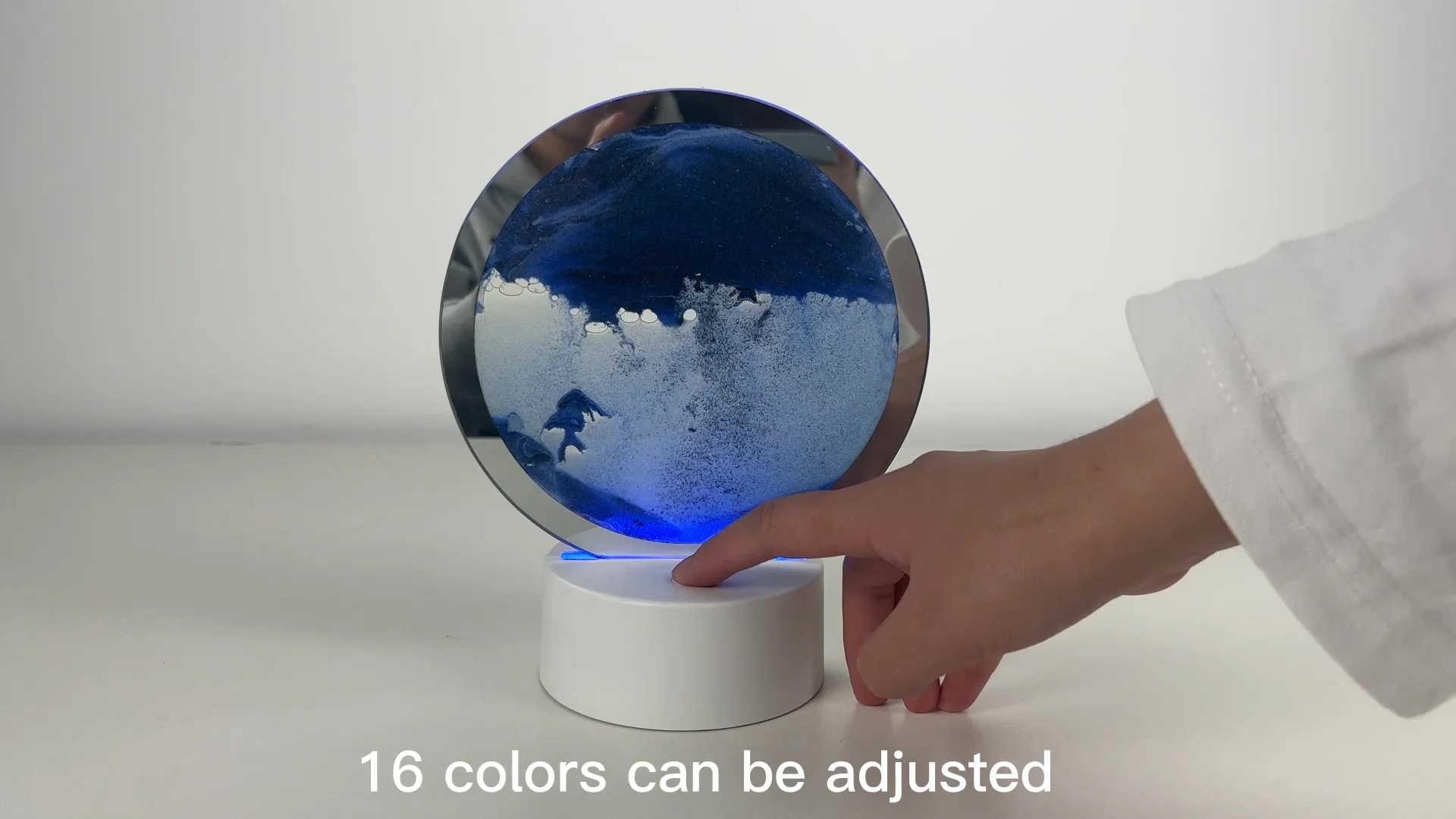 Modern Desk Light 3d Led Table Lamp Led Moving Art Dynamic Sandscape ...