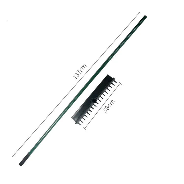 Driving Range Sand Trap Bunker Rake Plastic Black Long Short Teeth Easy ...