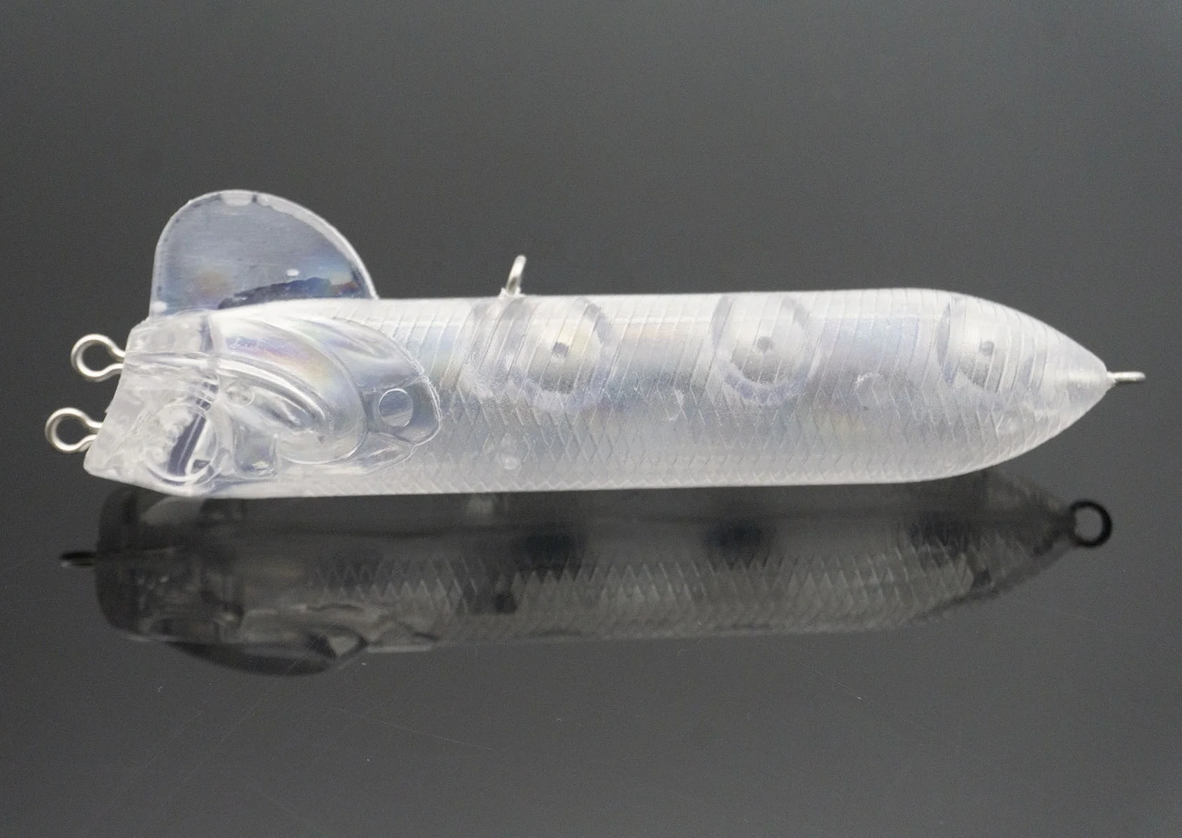 100mm Unpainted Fishing Lure Abs Popper 16.14g Blank Popper Bait E086 ...