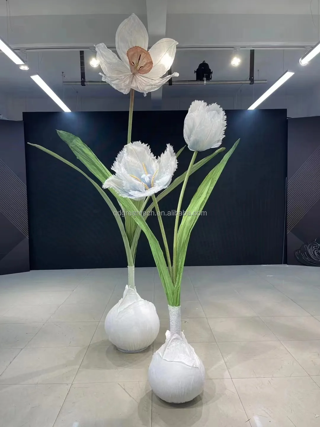 Customized Tall Narcissus Ball Base Artificial Flowers