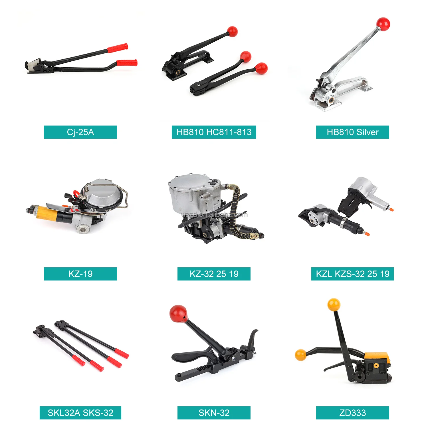 Electric Hand Strapping Machine With Back-up Battery For Cargo Safe ...