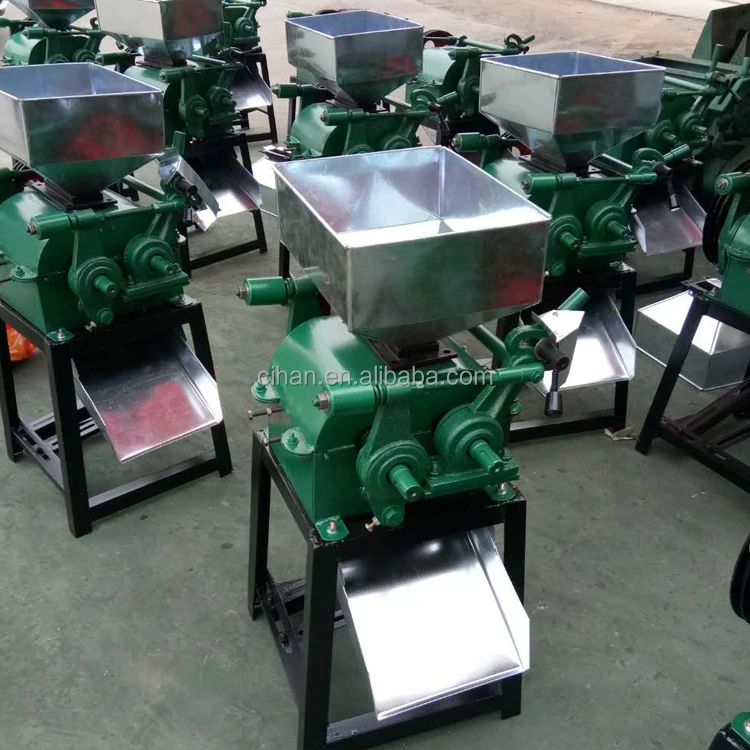 High Quality Grain Bean Flat Rolling Mill/cereal Flattening Machine ...
