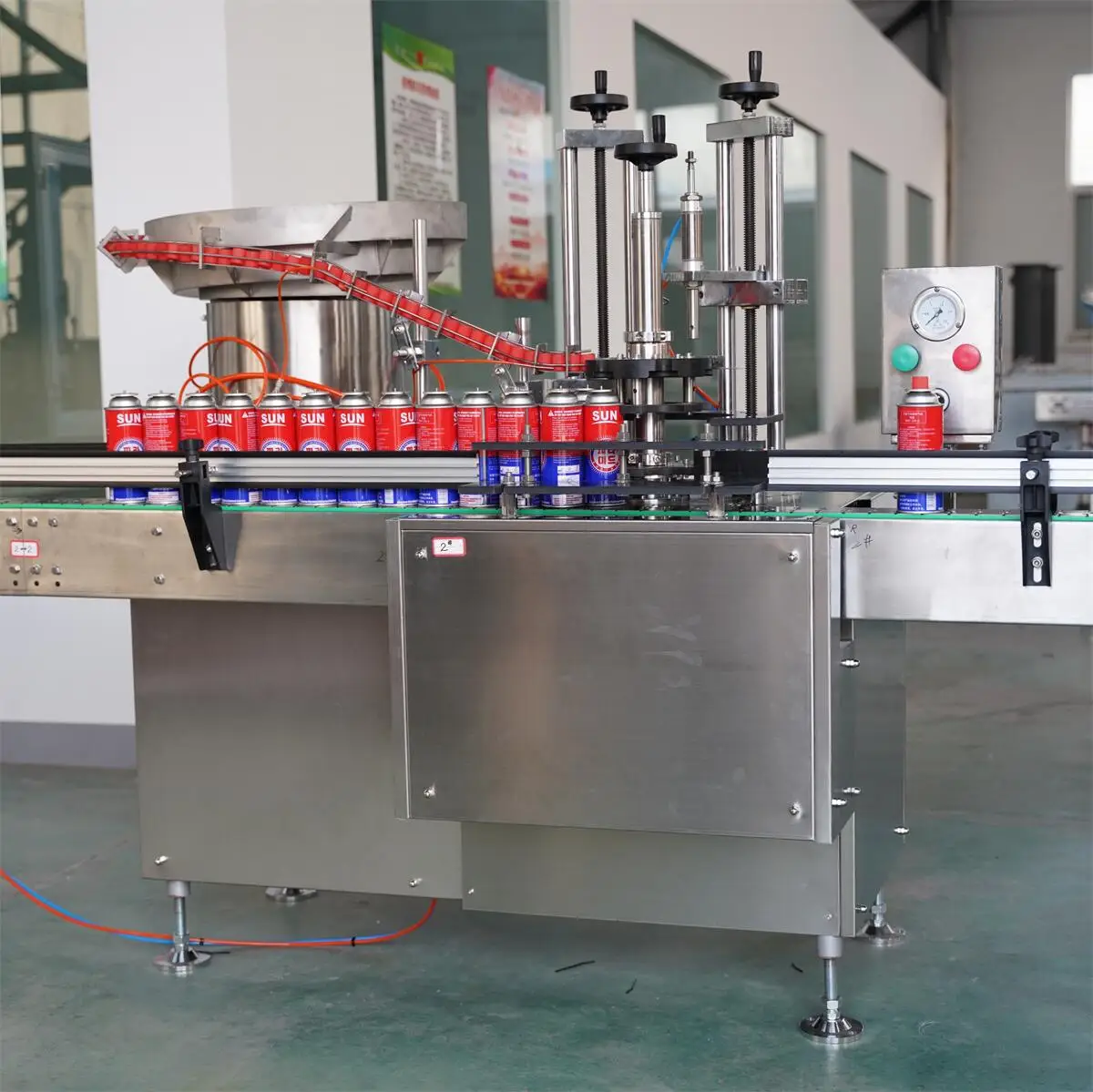 Automatic Aerosol Spray Actuator Inserting Machine - FUDA