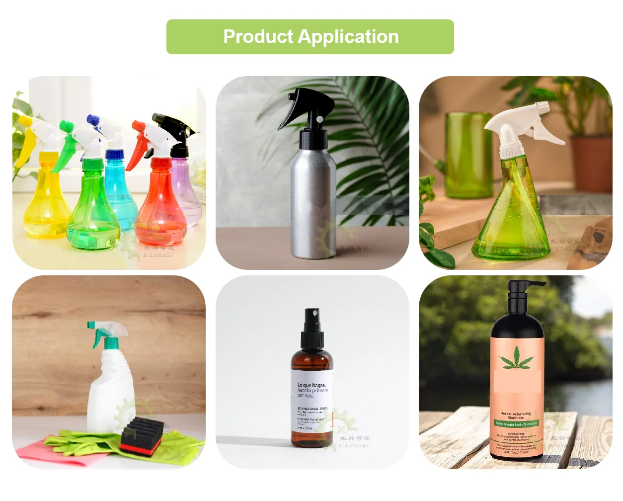 ZXSMART New Technique Automatic Detergent Spray Trigger Plastic Bottle ...