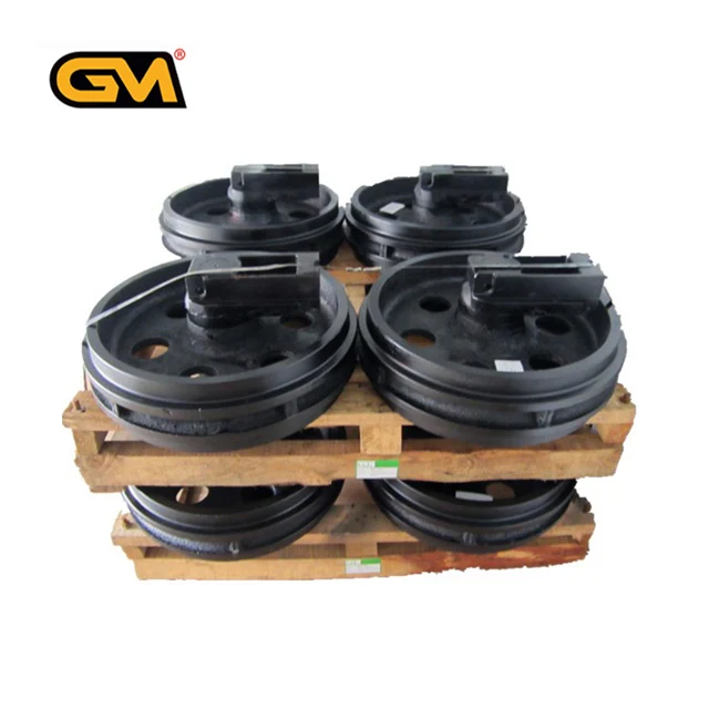 E320 Excavator Undercarriage Parts Wheel Front Idler Roller Front Track ...
