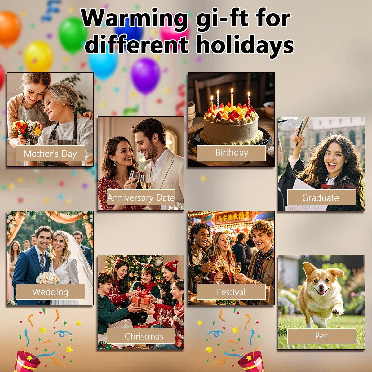 Customized 7 Inch Packaging Presentation LCD Screen Gift Box