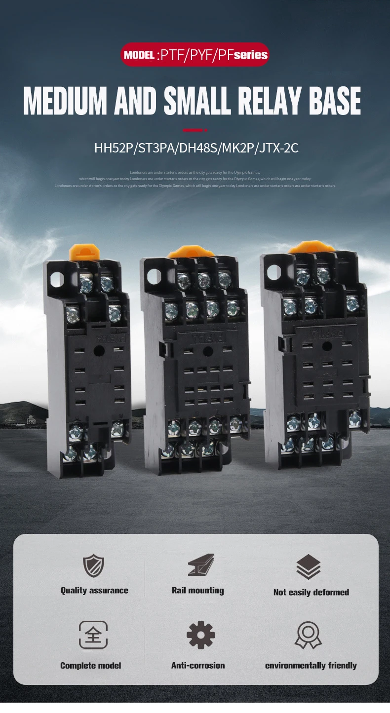 PF083A Relay Socket - Smart Power SSR Relays Switch Base