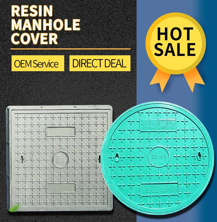 Popular Road Building Materials Composized Resin Manhole Cover Fiber ...