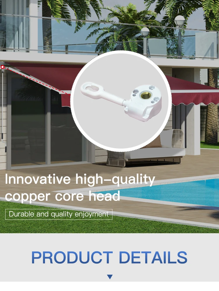 Gear Box for Retractable Awning / Shutter / Blind 1:11 White Copper ...
