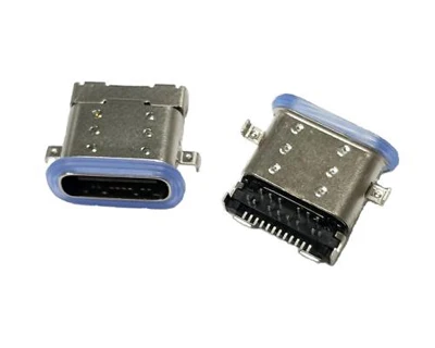 USB Waterproof Type C 6P Female Receptacle Connector PCB USB Connector ...