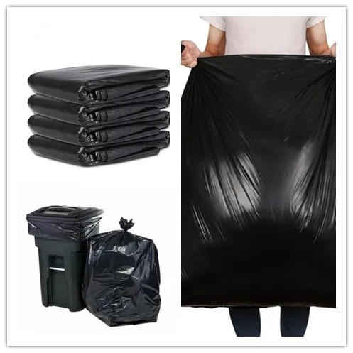 120l Black Ldpe Hdpe Plastic Bin Industrial Refuse Sacks Trash Bin ...