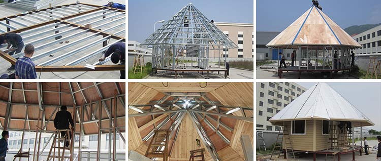 Cyclone Proof Prefab Mobile Homes Bungalow Portable Light Gauge ...