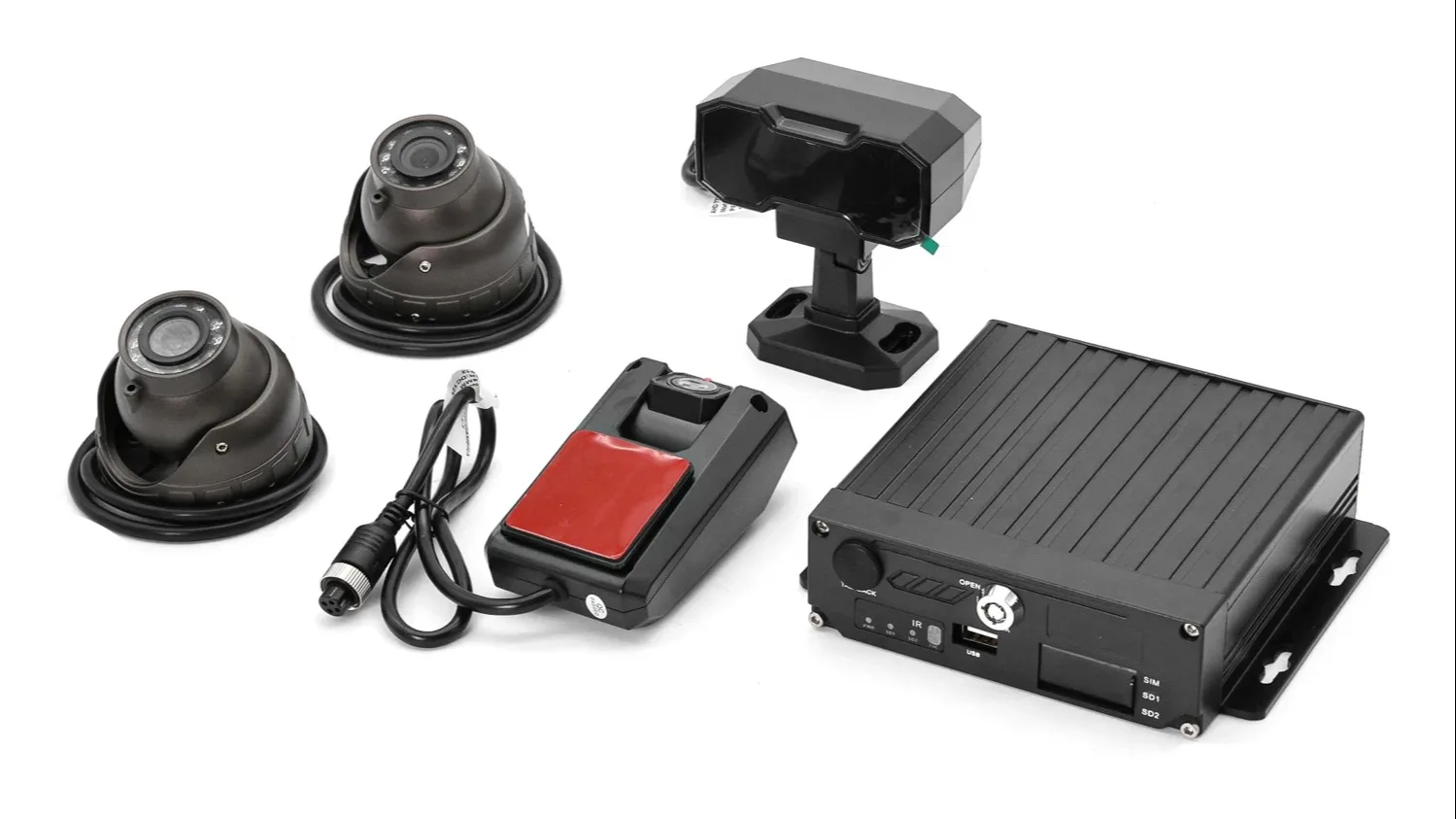 Fl&oem Truck/taxi/bus Camera System Mobile Dvr Kits 4 Channel 1080p ...