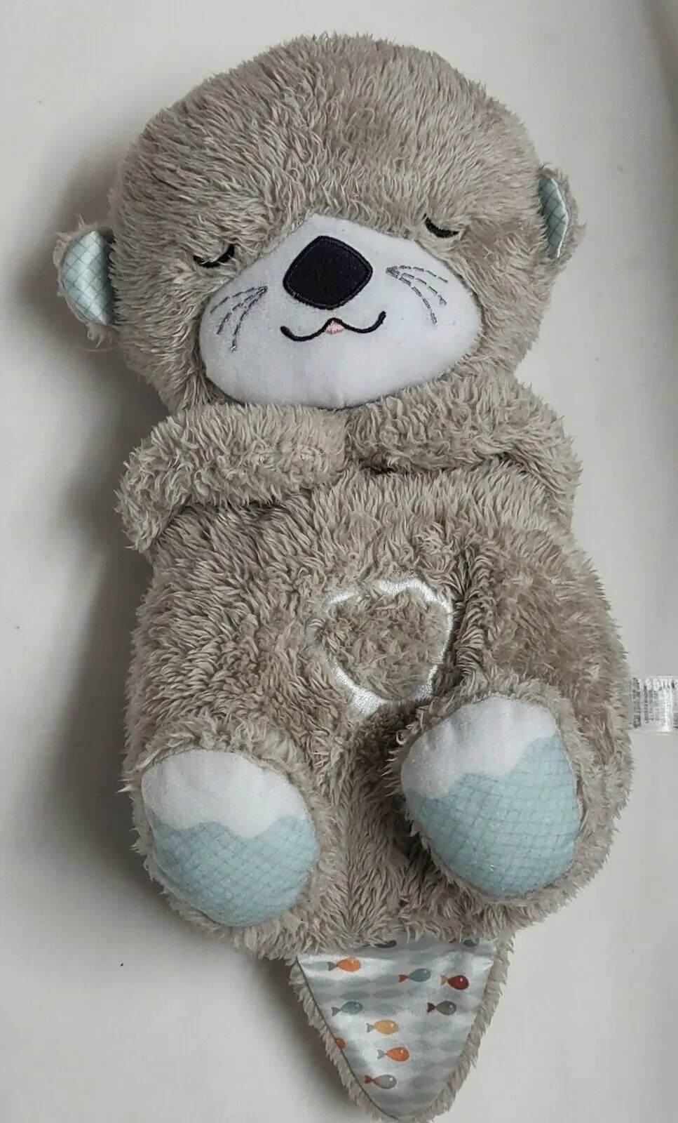 Cute Animal Otter Soft Plush Stuffed Baby Breathing Toy - Buy Breathing ...