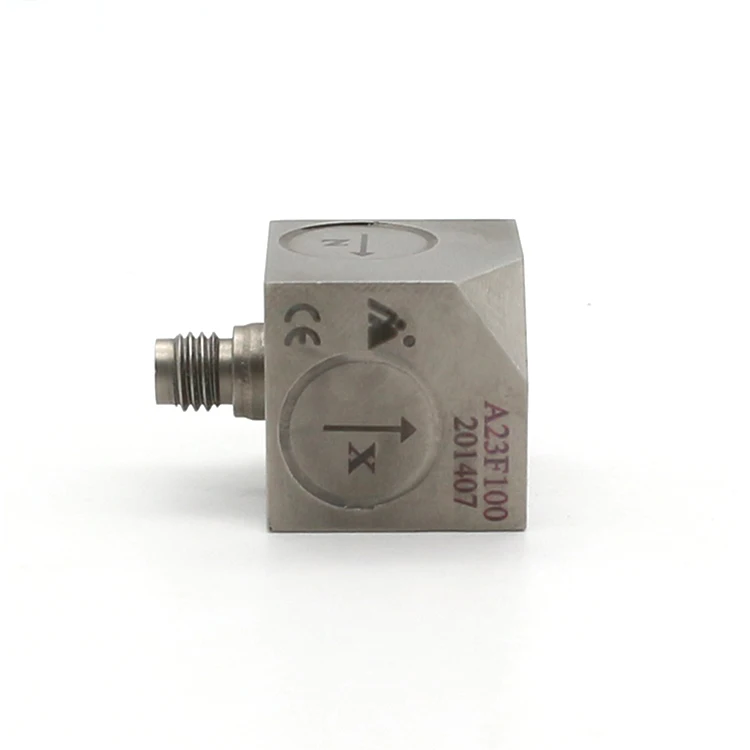 A23f100 100mv/g 3 Axis Iepe Pizeoelectric Acceleration Sensor Three ...