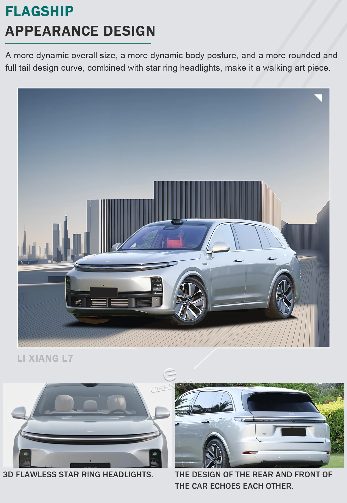 Popular Model Lixiang L7 2024 Ultra Large Capacity And Ultra-wide ...