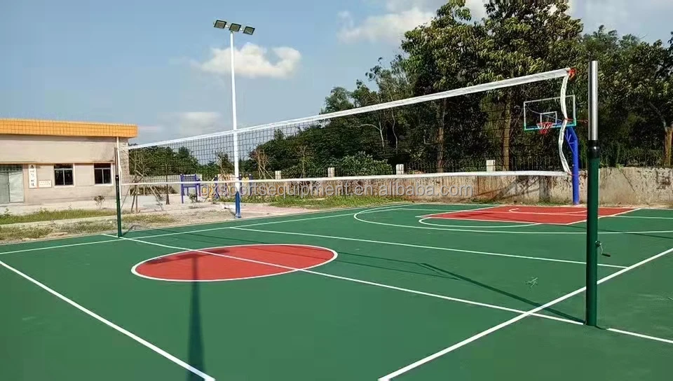 Movable Volleyball Posts - Adjustable Training Poles