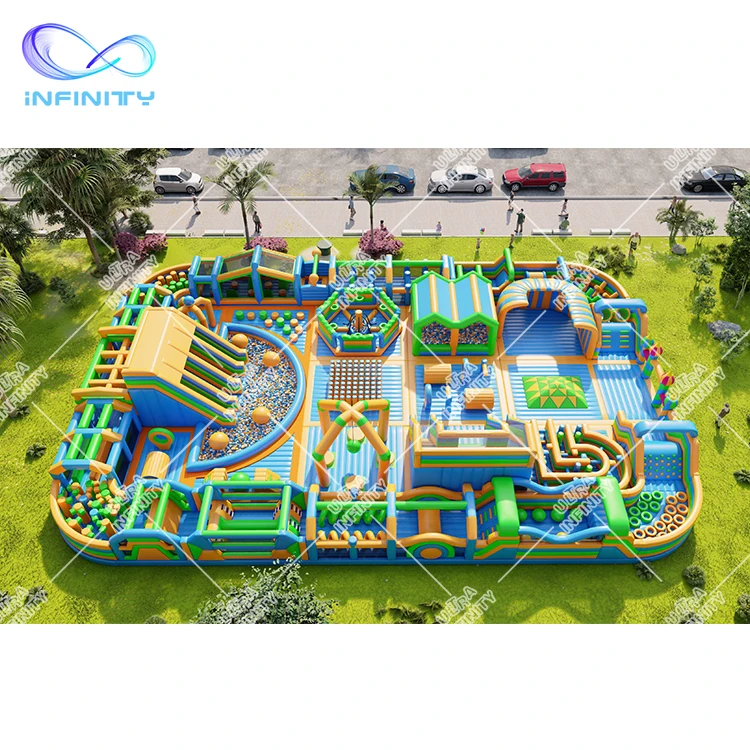 Outdoor Inflatable Sports Obstacle Course - Fun & Safety