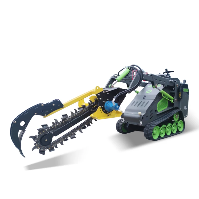 POWERFUL MENG TRACK MINI SKID STEER LOADER WITH EPA DIESEL ENGINE