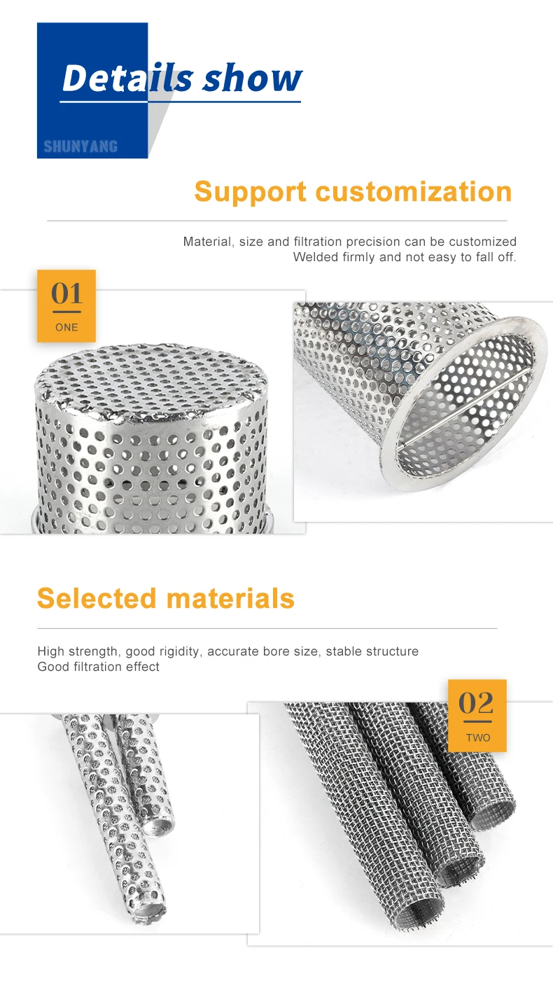 Stainless Steel Perforating Porous Metal Filter Mesh Tube - Buy Metal ...