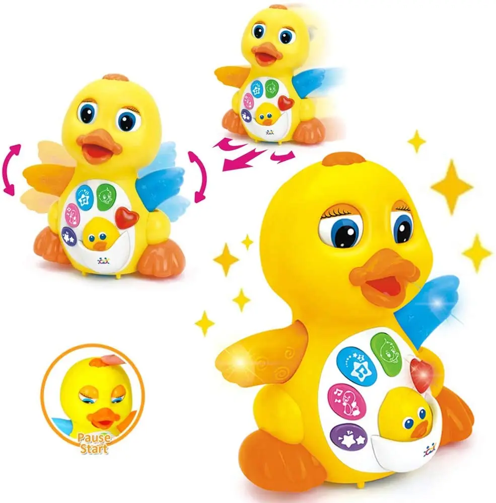 Hot Sale Baby Dancing Musical Duck Toys Swing Toy with Music and Lights ...