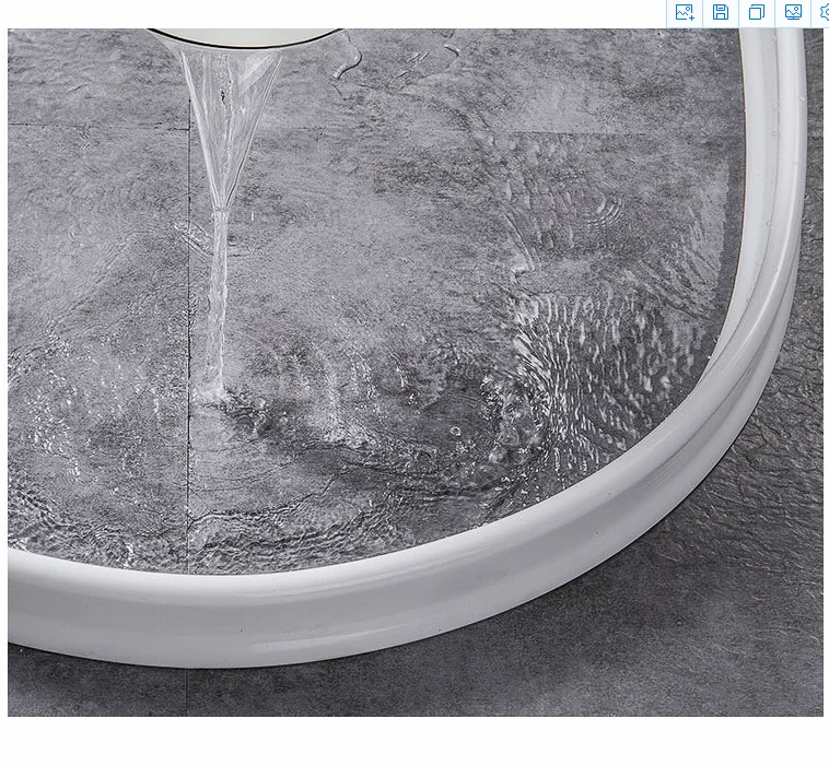 T Type Silicone Rubber Water Retaining Strip Bathroom Water Retaining ...