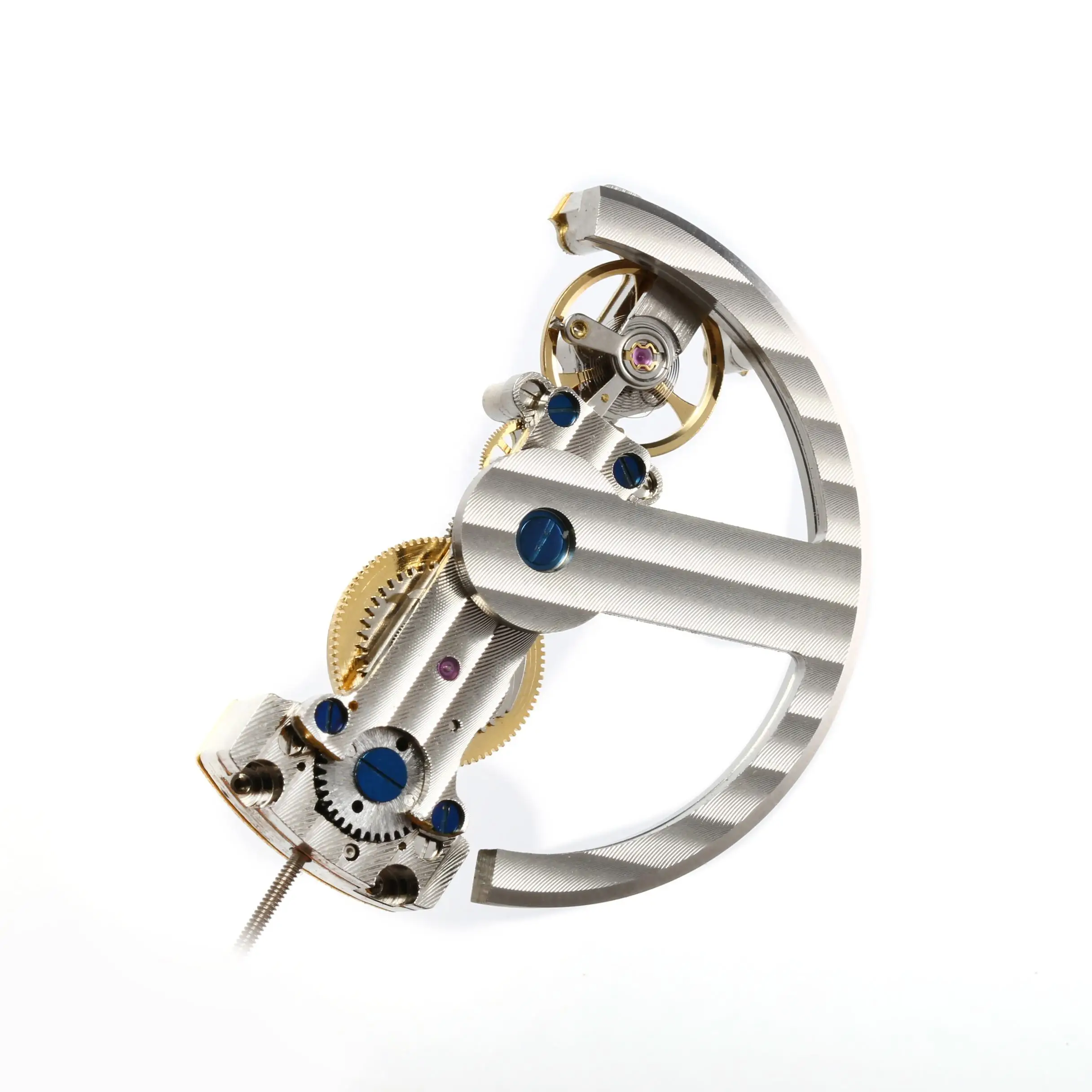 Oem Hand Manual Winding Watch Movement Rose Gold China Watch Movement ...