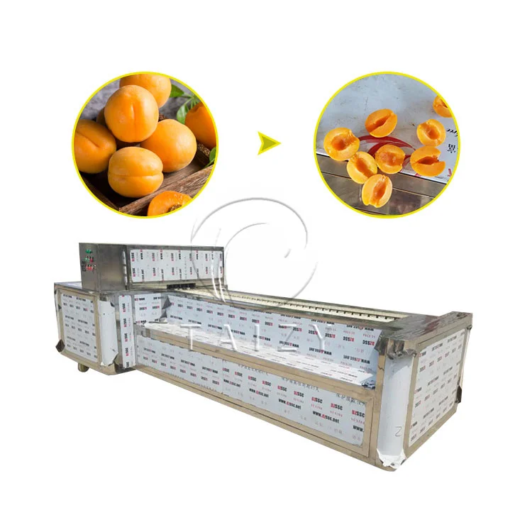 Industrial Apricot Seed Pitting Machine Plum Prune Core Removing ...