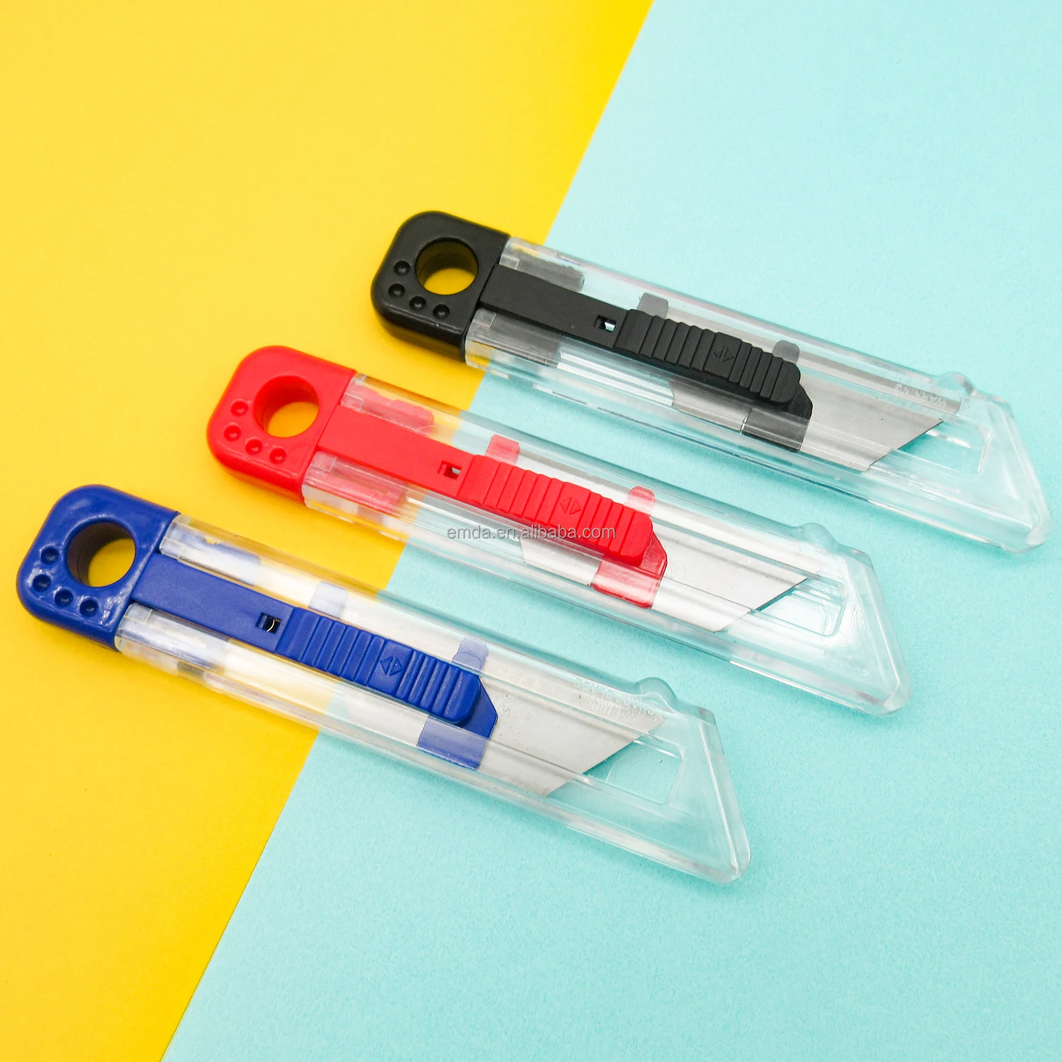 Self-retracting Retractable Utility Box Cutter Safety Cutter And Blade ...