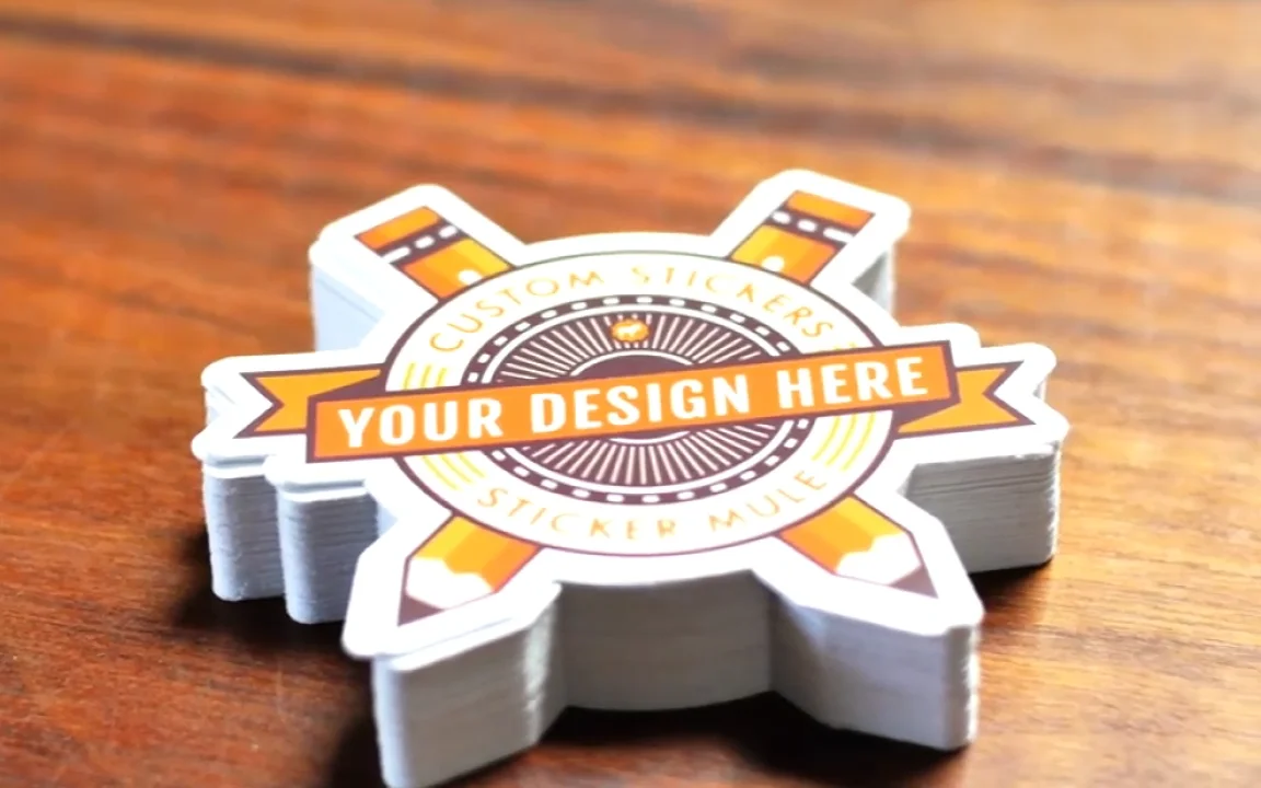 Customized Die Cut Logo Stickers Vinyl Pvc Uv Resist Printing Label ...