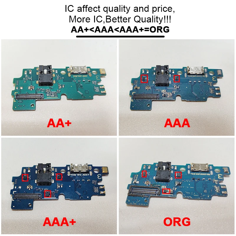 Usb Dock Connector Charging Port Flex Cable for samsung A10 A10s A11 ...