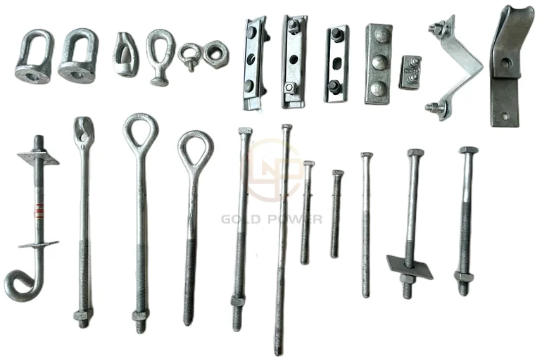Aerial Pole Line Hardware Hot Dip Galvanized Gorged Carbon Steel D ...